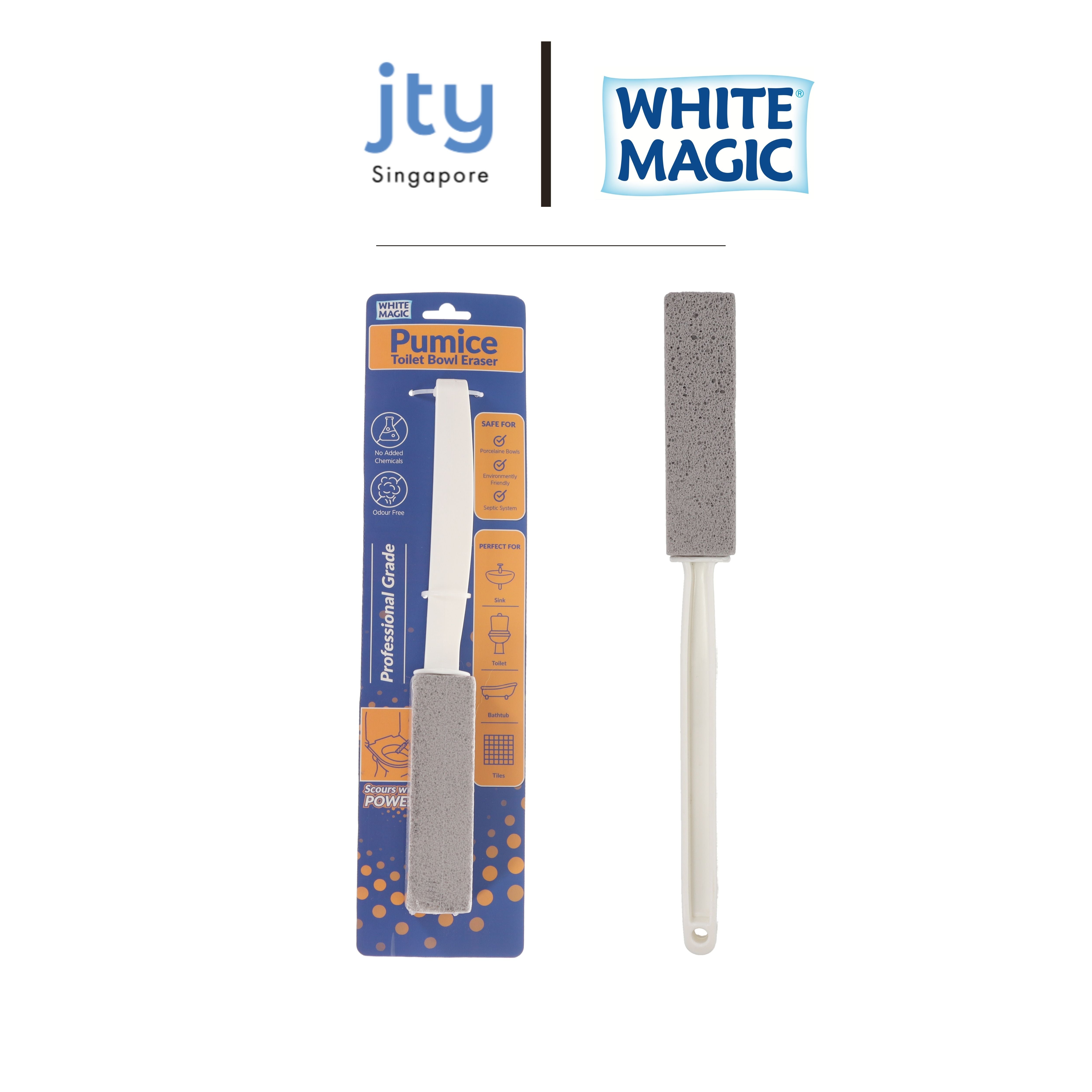 White Magic Pumice Toilet Bowl Eraser – JTY Singapore