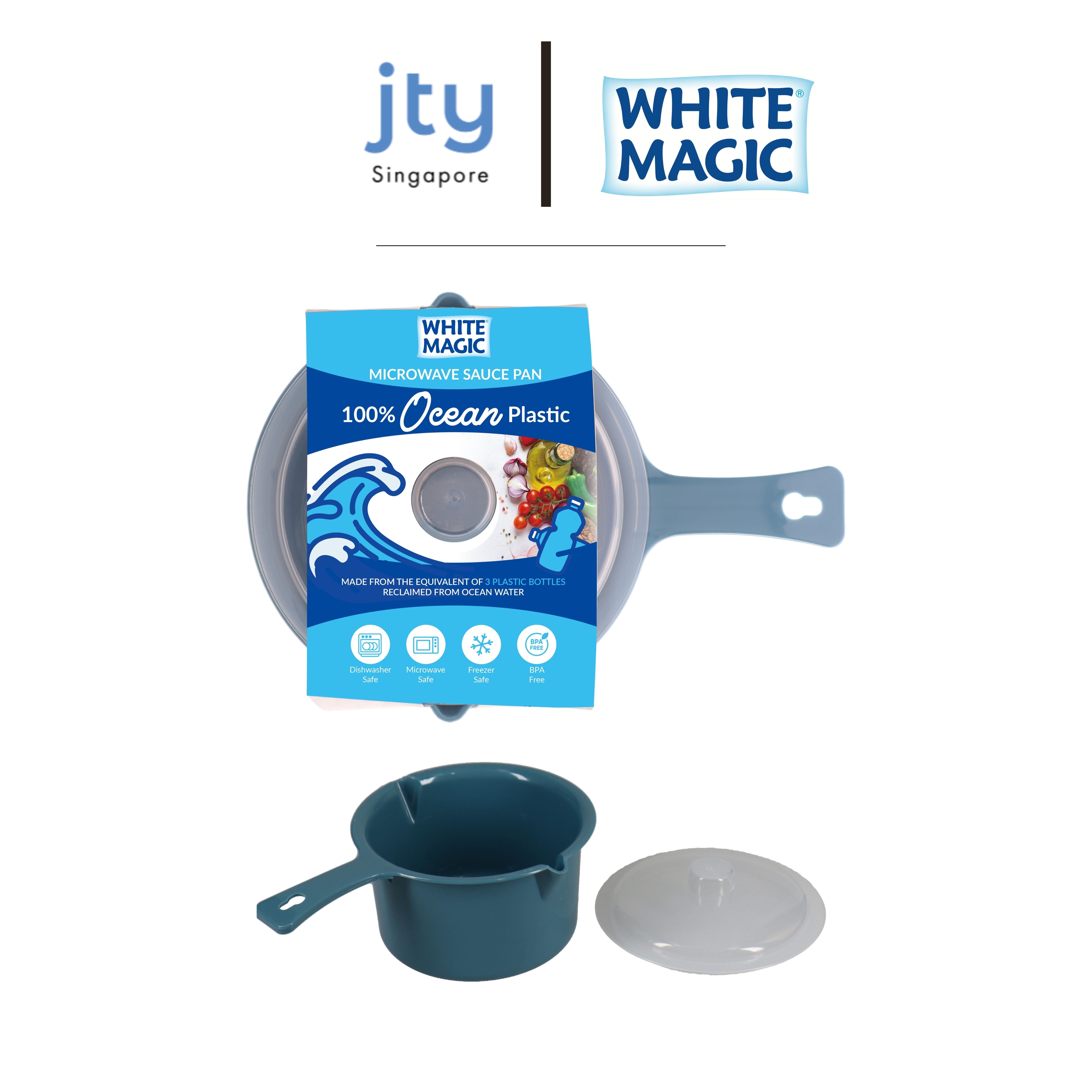 White Magic Microwave Sauce Pan – JTY Singapore